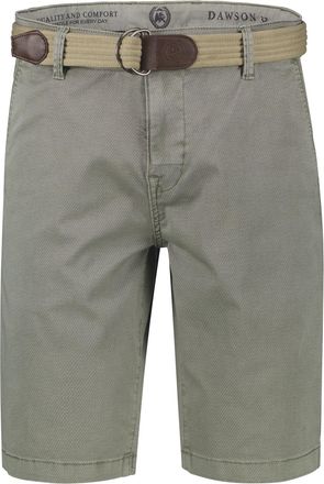 Lerros Bequeme Chino-Bermuda mit G&uuml;rtel und Minimalprint
