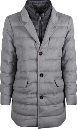 Moorer Homme, Vestes, Gris, Taille: 2XL Costanzo Quilted Coat