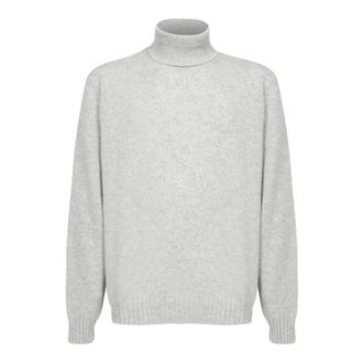 Dell'Oglio Graue Strickwaren f&uuml;r M&auml;nner Aw24 - - Knitwear - Herren - Grau - 2XL