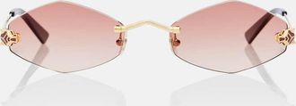Cartier Ovale Sonnenbrille Panthère de Cartier