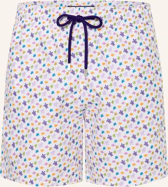Vilebrequin Badeshorts Moorea weiss