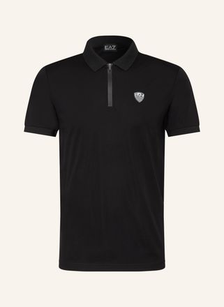 Emporio Armani ea7 Emporio Armani Jersey-Poloshirt Train schwarz