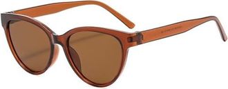 Generic Lunettes De Soleil Tendance For Hommes Et Femmes En Plein Air, UV400 For La Conduite Les Vacances(Orange)
