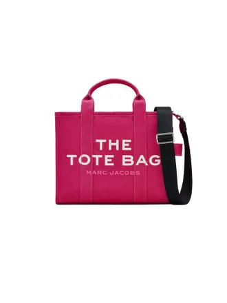 Marc Jacobs Womens Tote Bag Fuchsia Cotton - Tote-Bags