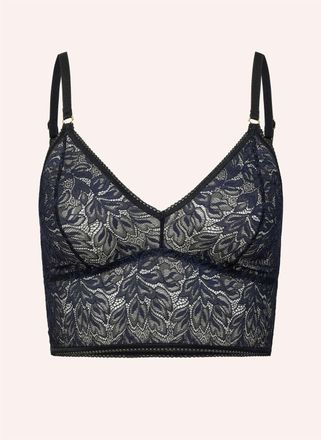 erlich textil Erlich Textil Iconic Lace Bralette Top Aus Nachhaltiger Spitze - Verstellbare Tr&auml;ger schwarz
