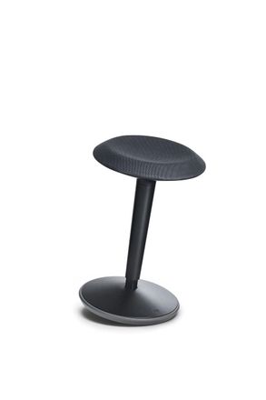 Sedus Se:Fit Color, ergonomischer B&uuml;rohocker, Sitz-/Stehhilfe, perfekte Erg&auml;nzung f&uuml;r h&ouml;henverstellbare Schreibtische (Anthrazit, Gestell Schwarz)