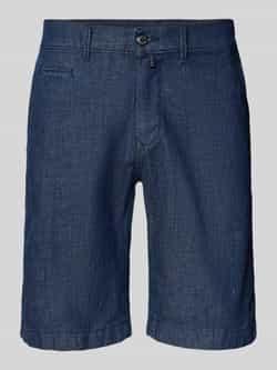Pierre Cardin Regular Fit Bermudas in Denim-Optik mit Paspeltasche