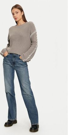 Jacqueline de Yong Pullover Rosella 15329787 Grau Regular Fit