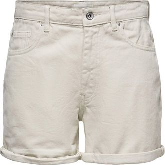 Only Damen ONLPHINE Life MAS0001 NOOS Shorts, Ecru, XS