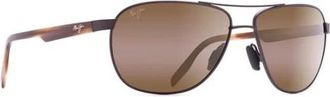 Maui Jim unisex, Accessoires, Brun, Taille: 61 MM Castles Aviator Lunettes de soleil