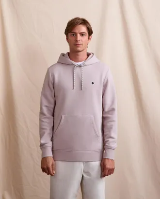 Faguo Sweat &agrave; capuche rose gris&eacute;
