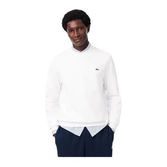 Lacoste Fleece-Sweatshirt mit Rundhalsausschnitt - - Sweatshirts & Hoodies - Herren - Wei&szlig; - M