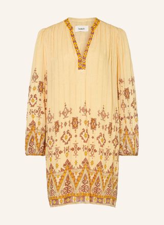 BA&SH Ba&Sh Kleid Zola Mit Glitzergarn gelb