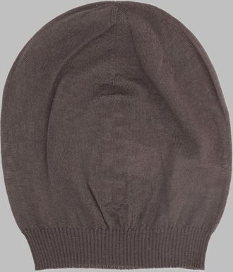 Rick Owens RU02F4494_WS78 Cashmere Winter Hat - Brown
