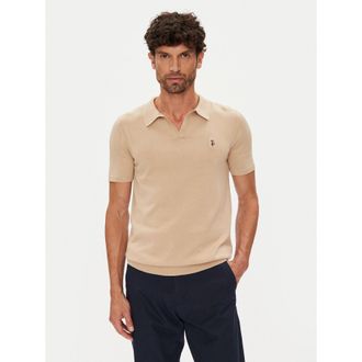 U.S.Polo Association Poloshirt MUP3554 Beige Slim Fit
