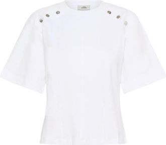 Karen by Simonsen Femme, Tops, Blanc, Taille: 44 FR T-Chemises