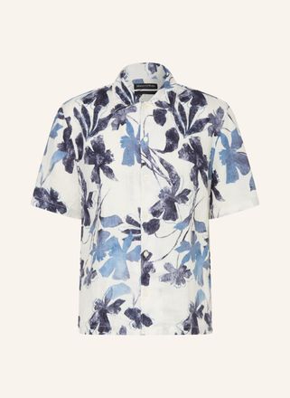 Marc O'Polo Marc Opolo Kurzarm-Hemd Regular Fit Aus Leinen blau
