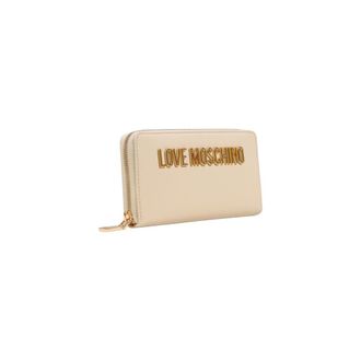 Love Moschino Womens Beige Polyethylene Wallet