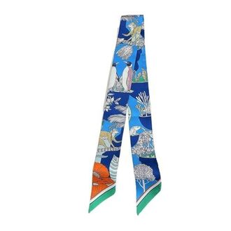 Generico Lot de 5 écharpes en soie française de 90 cm, rubans décoratifs pour les fêtes pour femmes, Color2, taille unique
