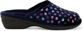 Melluso Chausson femme en tissu bleu pd623 38