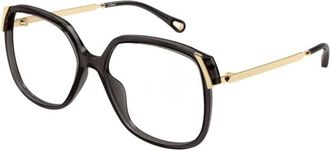 Chlo&eacute; Femme, Accessoires, Gris, Taille: 54 MM Monture optique carr&eacute;e surdimensionn&eacute;e