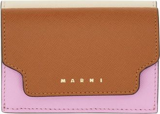 Marni Femme, Accessoires, Multicolore, Taille: ONE Size Trifold Wallet Bicolore
