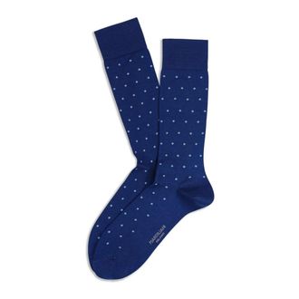 Marcoliani Homme, Sous-v&ecirc;tements, Bleu, Taille: ONE Size Calze Full Color in cotone a pois