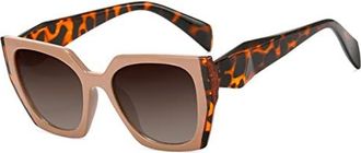 Generic Lunettes de soleil tendance pour hommes et femmes 2025 lunettes de soleil dextérieur plage ombrage lunettes de soleil décoratives (couleur : F, taille