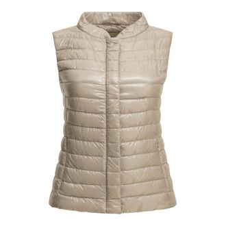 Herno Ultraleichte Nylon-Weste - - Jackets - Damen - Beige - XS