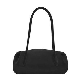 Yuzefi Schwarze Wildleder Umh&auml;ngetasche - - Bags - Damen - Schwarzk - ONE SIZE