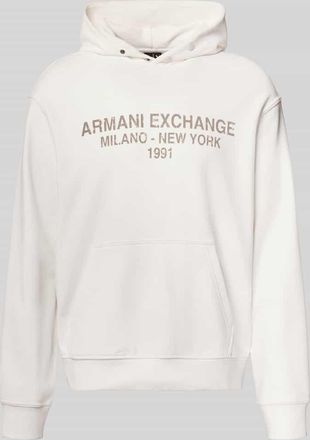 A|X Armani Exchange Hoodie mit Label-Print