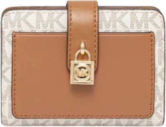 Michael Kors Homme, Accessoires, Blanc, Taille: ONE Size Scarlett Small Wallet