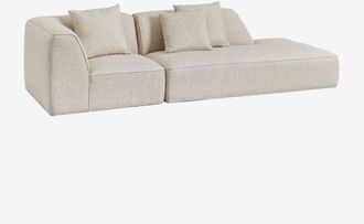 Sklum Sklum - Cardea 2-teiliges modulares Ecksofa mit gepolsterter rechter Chaiselongue