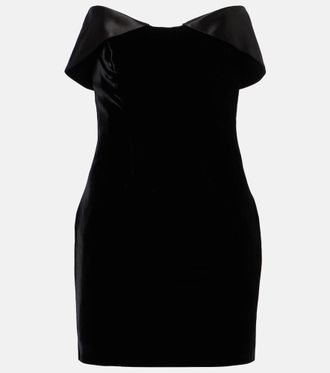 MUGLER Minikleid aus Samt
