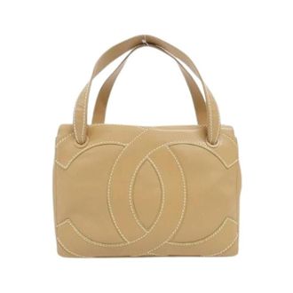 Chanel Pre-owned Grained Calfskin Handbag - - Pre-owned - Damen - Beige - ONE SIZE