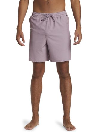 Quiksilver Mens Taxer Heather Amphibian 18 Shorts, Grape Shake, L
