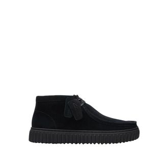 Clarks Moderne Schwarze Wildleder Stiefelette - - Shoes - Herren - Schwarzk - 44 EU