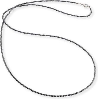 Engelsrufer Damen-Kette ohne Anhänger Kette Edelsteine Edelstahl Hämatit schwarz 80 cm - ERN-80-HA