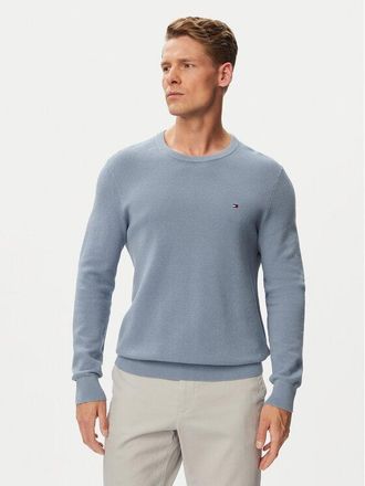 Tommy Hilfiger Pullover Essential MW0MW36347 Himmelblau Regular Fit