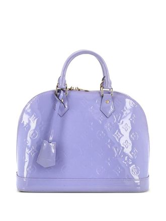 Louis Vuitton sac &agrave; main Alma &agrave; motif monogramm&eacute; - Violet