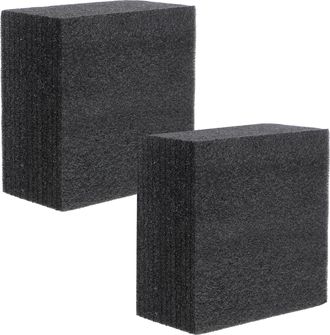 Angoily 2 St&uuml;ck Steckmasse Schaumstoffplatten f&uuml;r Blumenarrangements Hochdichte Schwarze Schaumstoffbasis f&uuml;r Trocken Kunstblumen Leicht und Stabil f&uuml;r Hochze