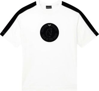 Emporio Armani Homme, Tops, Blanc, Taille: L T-shirts &agrave; Manches Courtes