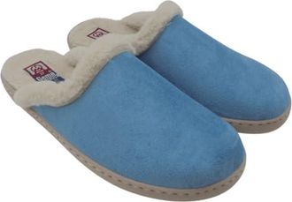 Gema Garcia Gema Garcia 8608 Chaussons dhiver confortables et l&eacute;gers pour femme Semelle antid&eacute;rapante s&ucirc;re Doublure &eacute;ponge Fabriqu&eacute; en Espagne pour femme, Aigue-m