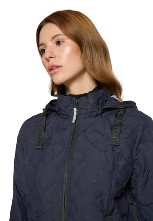 Gil Bret Outdoorjacke GIL BRET, Damen, Gr. 36, blau (deep navy), Web, Obermaterial: 100% Polyester, Strukturmuster, unifarben, regular fit normal, gerader Absc