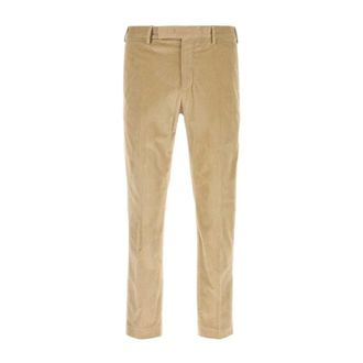 Pantaloni Torino Homme, Pantalons, Beige, Taille: S Pantalon en velours c&ocirc;tel&eacute;