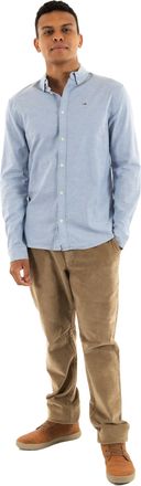 Tommy Jeans Herren TJM Slim Stretch Oxford Dm0Dm09594 L/S Shirt, Blue (Soft Sapphire), M