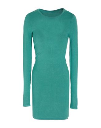 8 by YOOX BACKLESS KNIT MINI DRESS WITH RHINESTONES