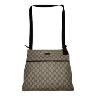 Gucci Pre-owned Leder Umh&auml;ngetasche - - Pre-owned - Damen - Beige - ONE SIZE