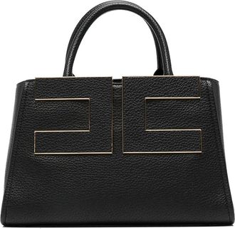 Elisabetta Franchi Schultertasche - Schwarz