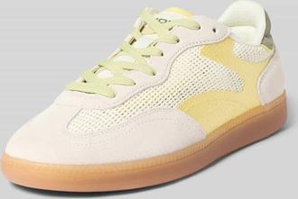 Hoff Sneaker aus Leder-Mix mit Crochet-Detail Modell PARK CROCHET LIME
